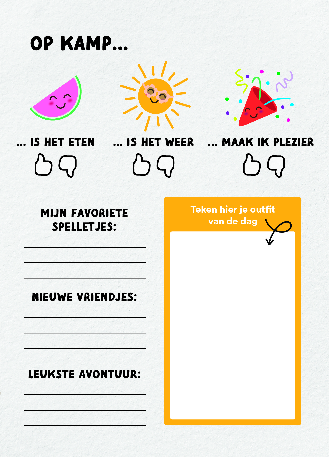 Zorgeloos op kamp met Josy's checklist | JBC België